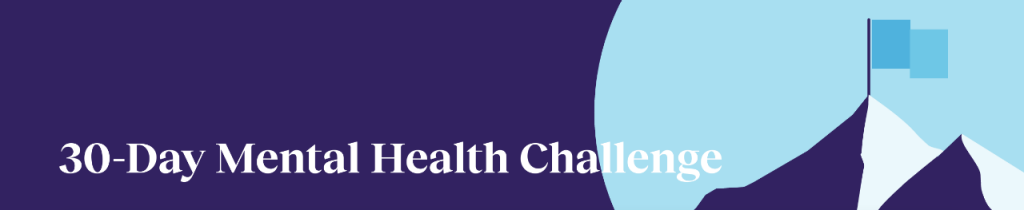 30-day mental health challenge