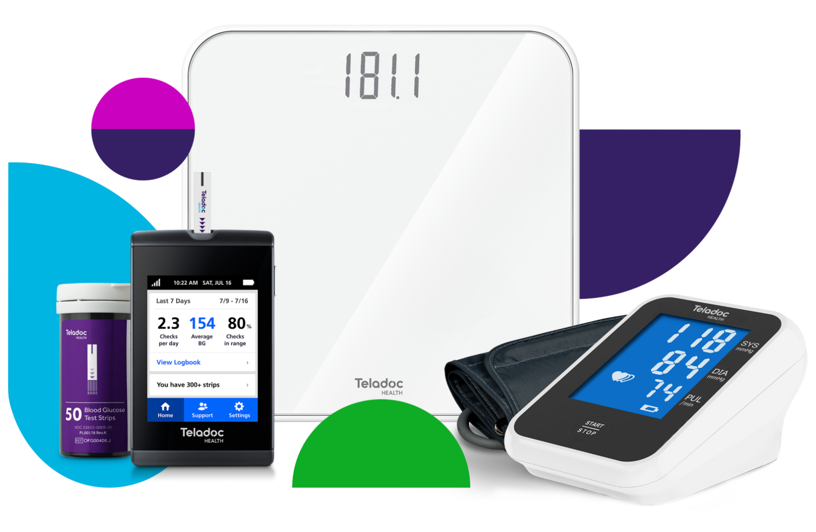 Activate blood pressure monitor | Teladoc Health